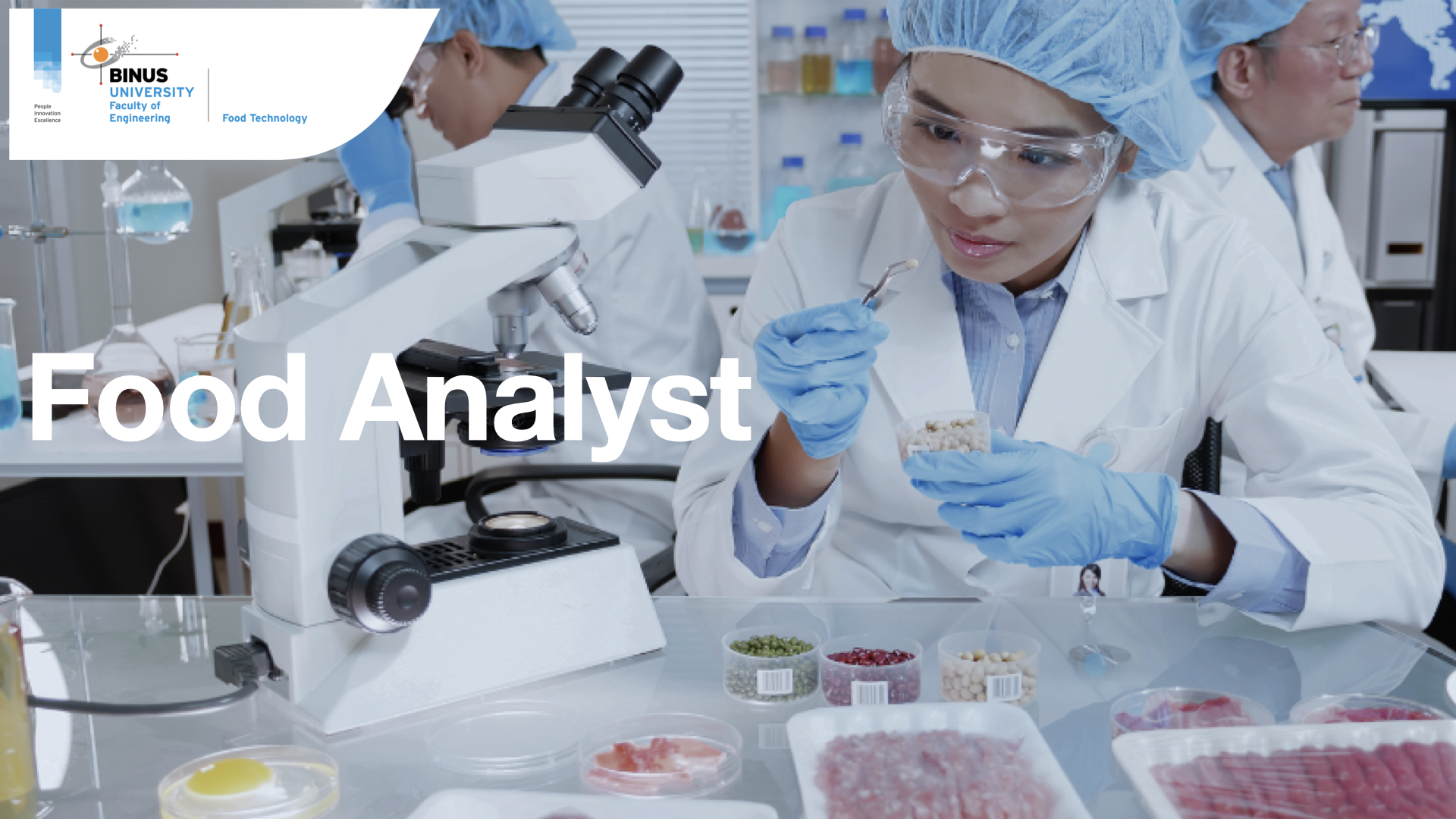 Food analyst – Department of Food Technology