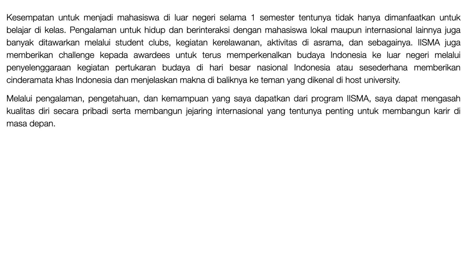 Study Abroad IIISMA Valencia Devina ke Taiwan – Department of Food Technology